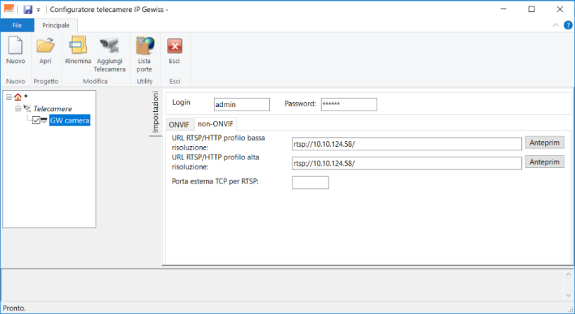 IP CAMERAS Configurator | Gewiss